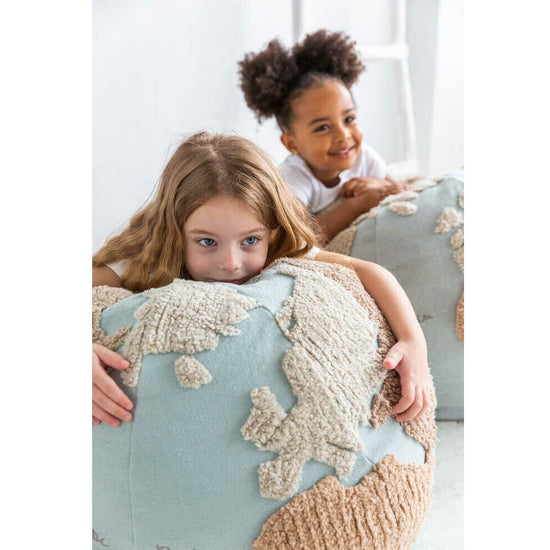 Lorena Canals Pouf - World Map – Soren's House